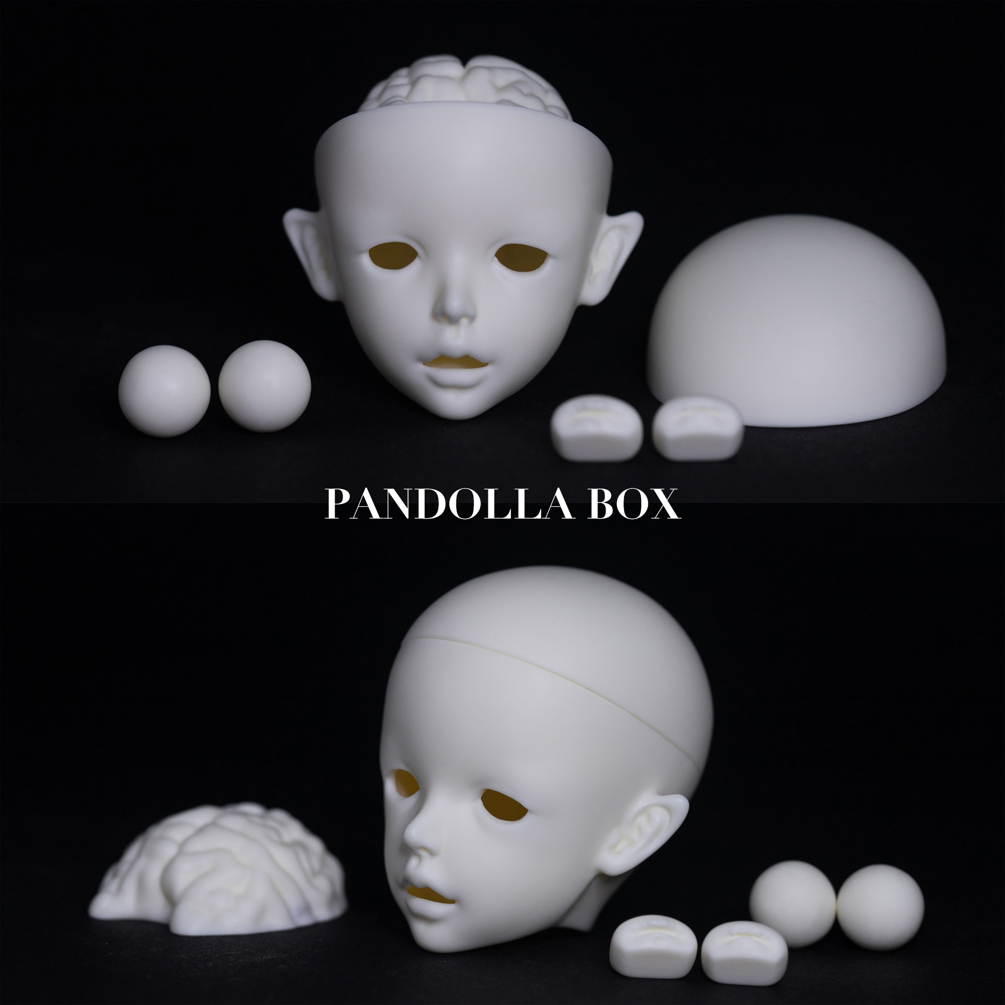 Enzo Head + Hand Stand; 1/4 BJD - dollyplanet